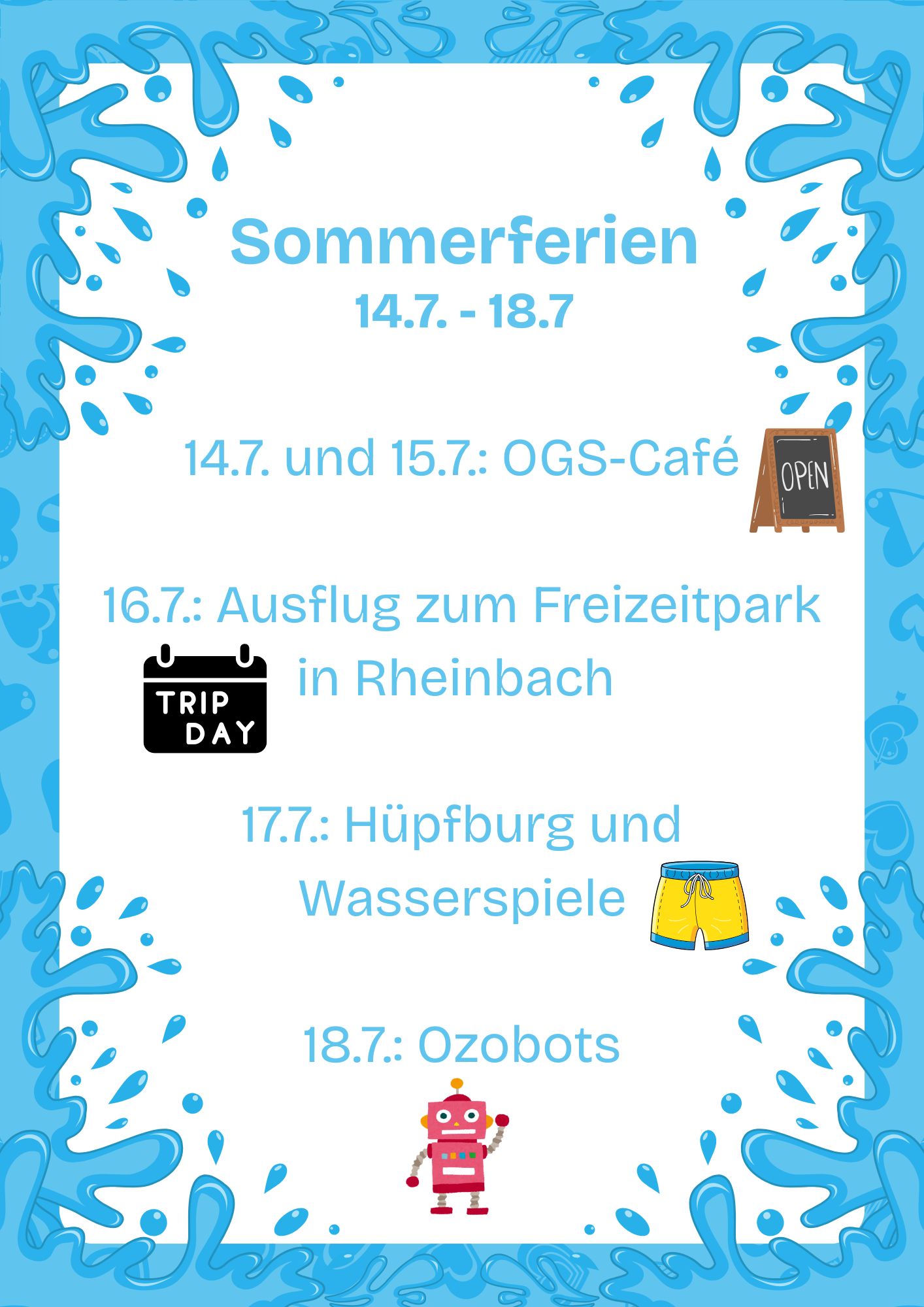 Ferienprogramm - GGS Oedekoven